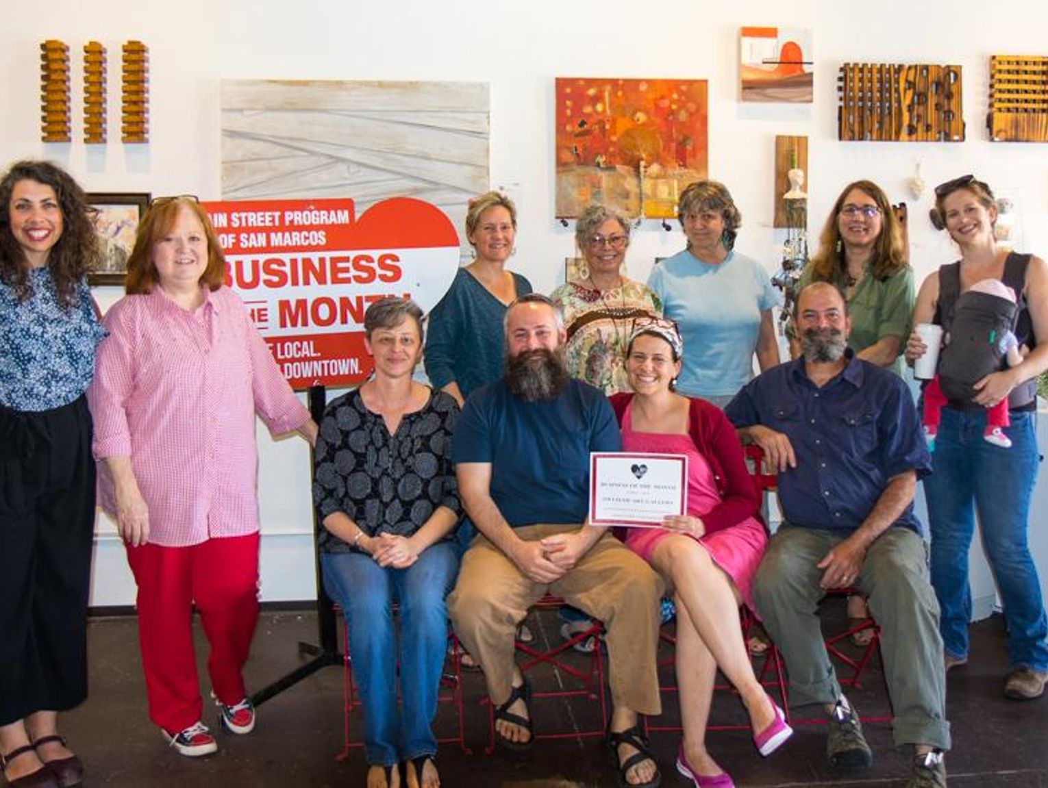 218 Co-op Art Gallery is Business of the Month
