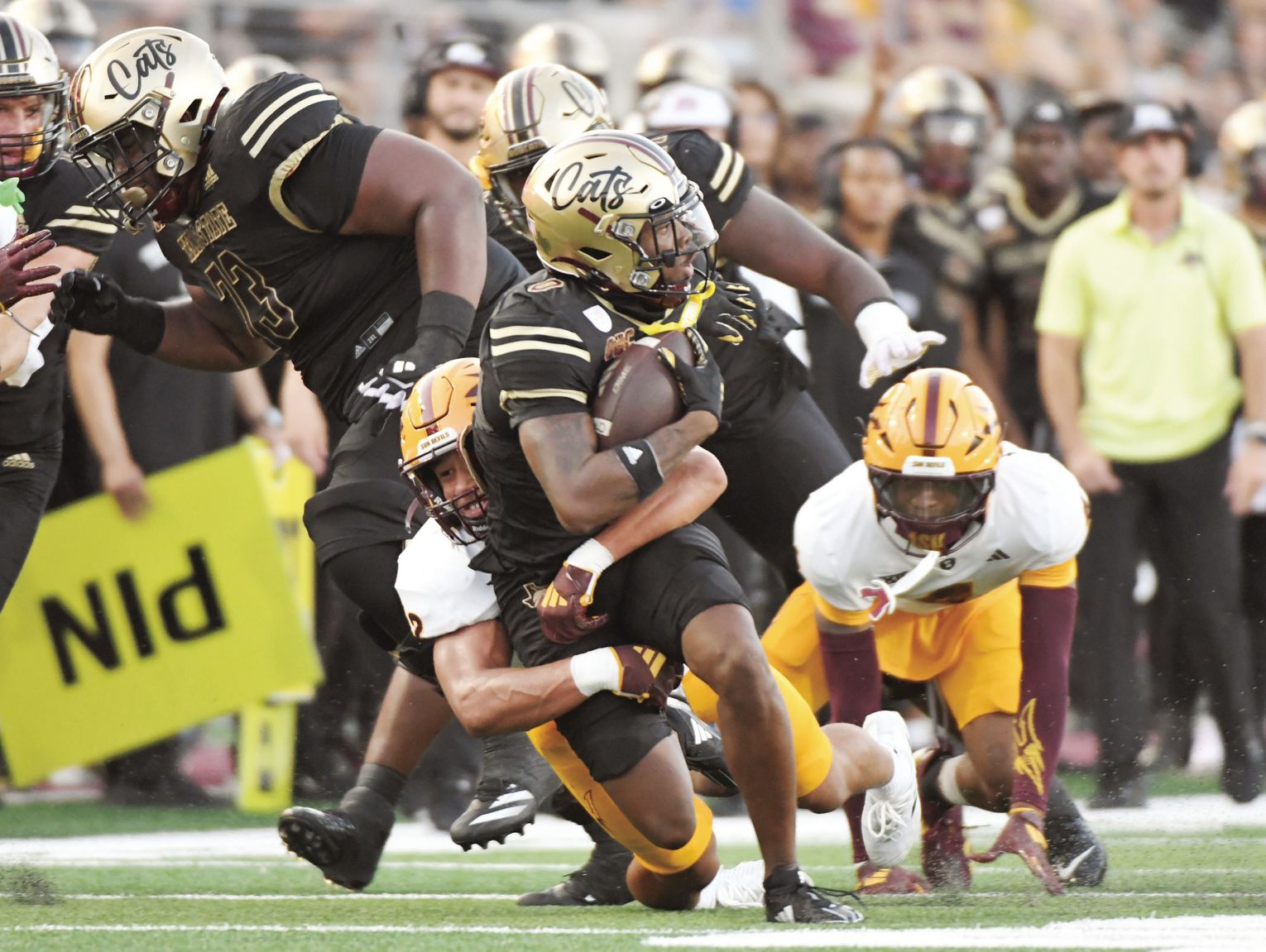 Bobcats face off with Sun Devils in late night action