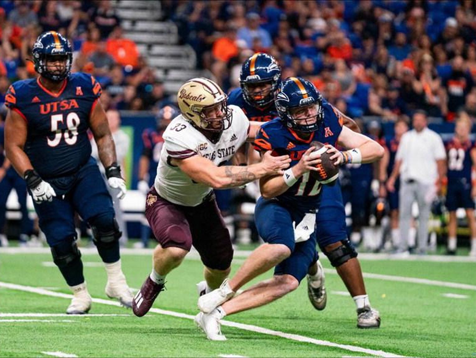 Bobcats fall to Roadrunners in return of the I-35 Rivalry