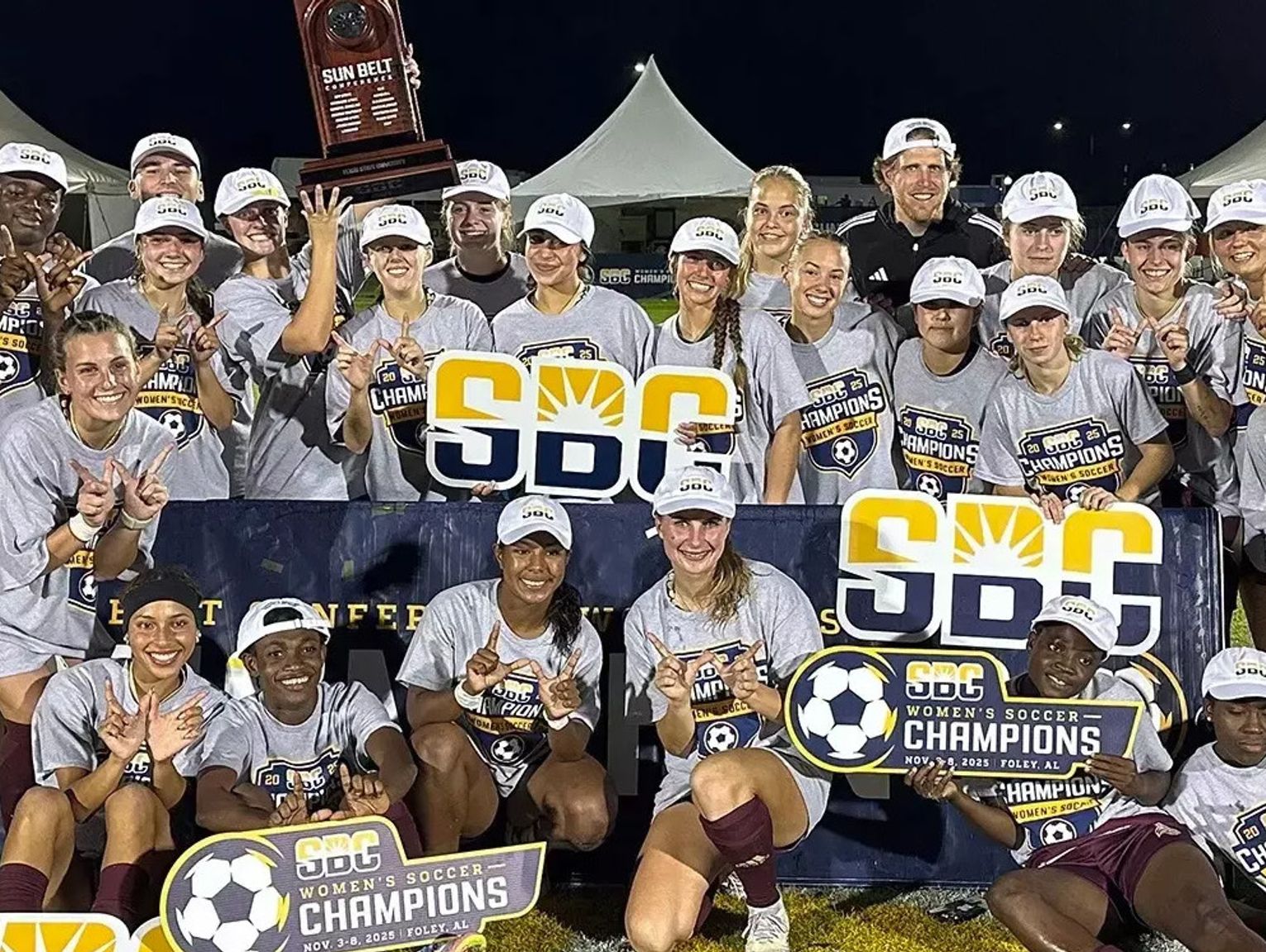 Bobcats win first conference title since 2011