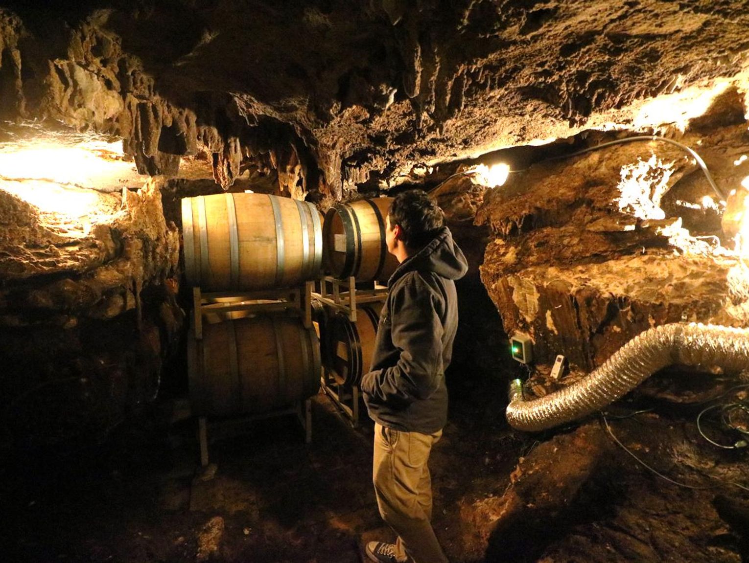 Central Texas brewery debuts cave-aged beer program with natural cave ...