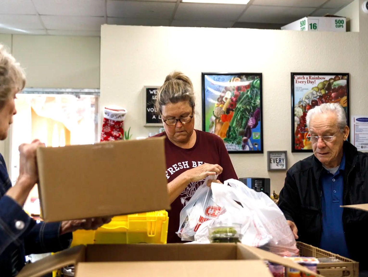 Central Texas food banks are under pressure from state's high food ...