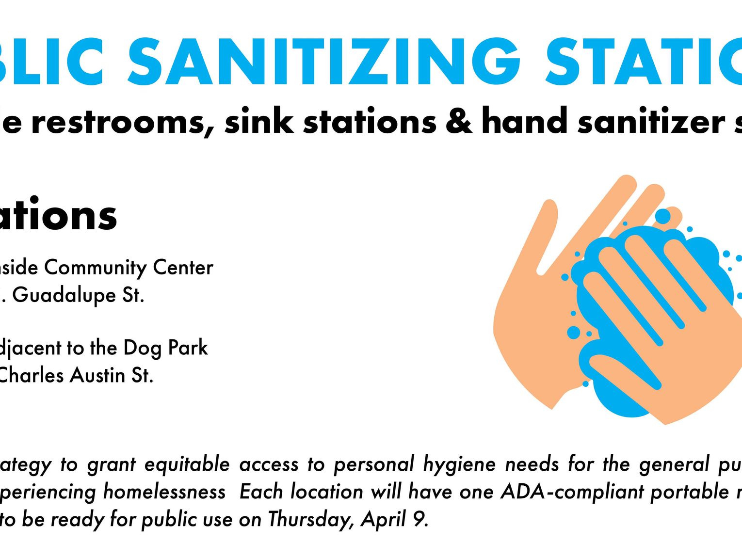 City installs public hygiene stations to prevent virus spread