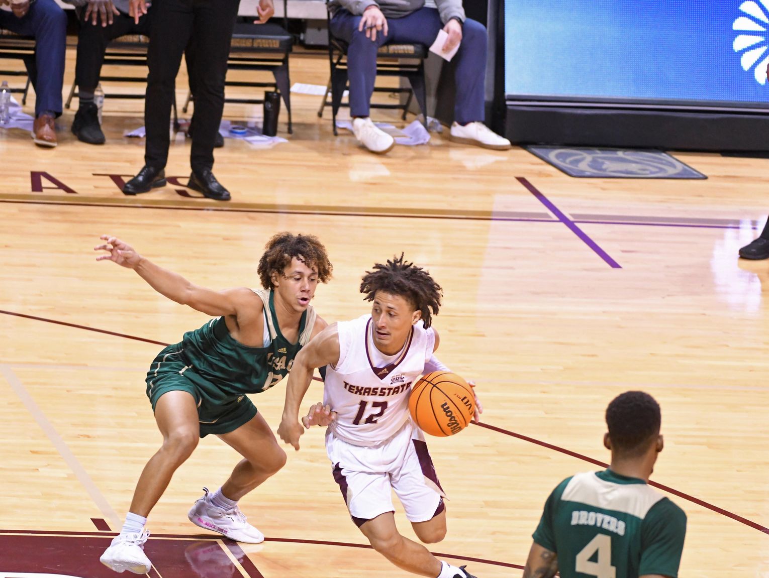 ‘Game of the Century’: TXST’s Mason Harrell faces off against brother ...