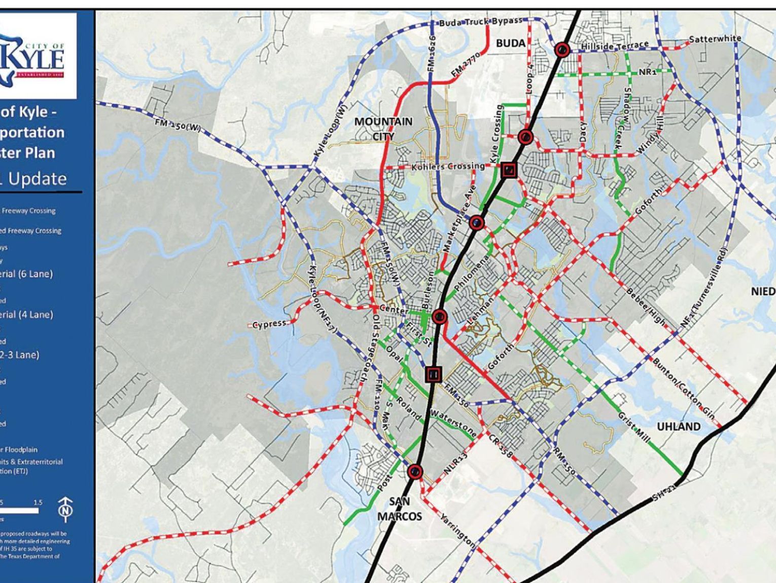 Kyle City Council approves updated Transportation Master Plan