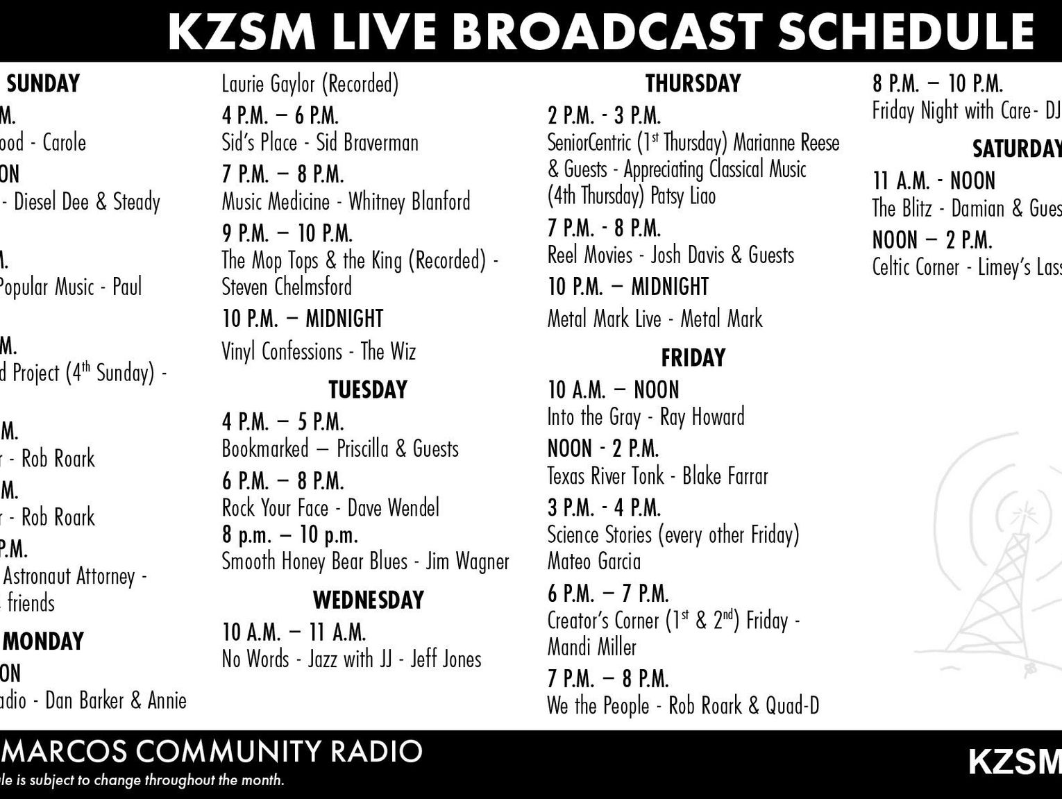 KZSM — Dedicated to what we love