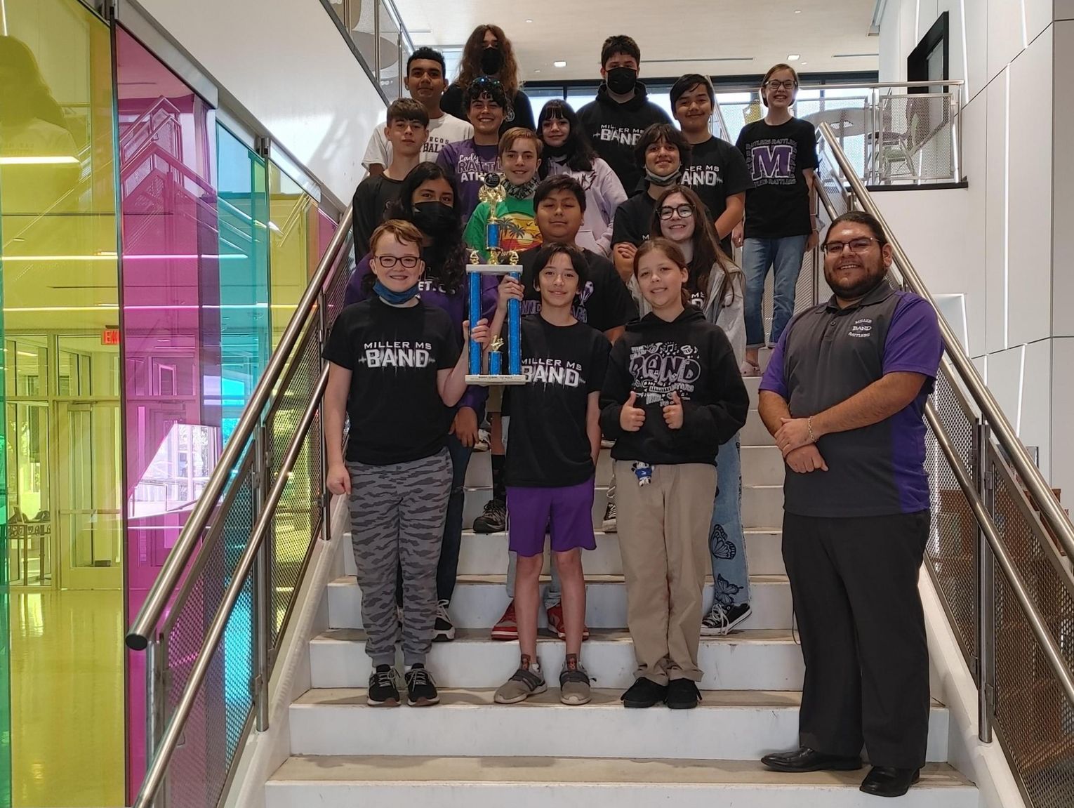 Miller Middle School Jazz Band receives first-place award at Texas A&M ...