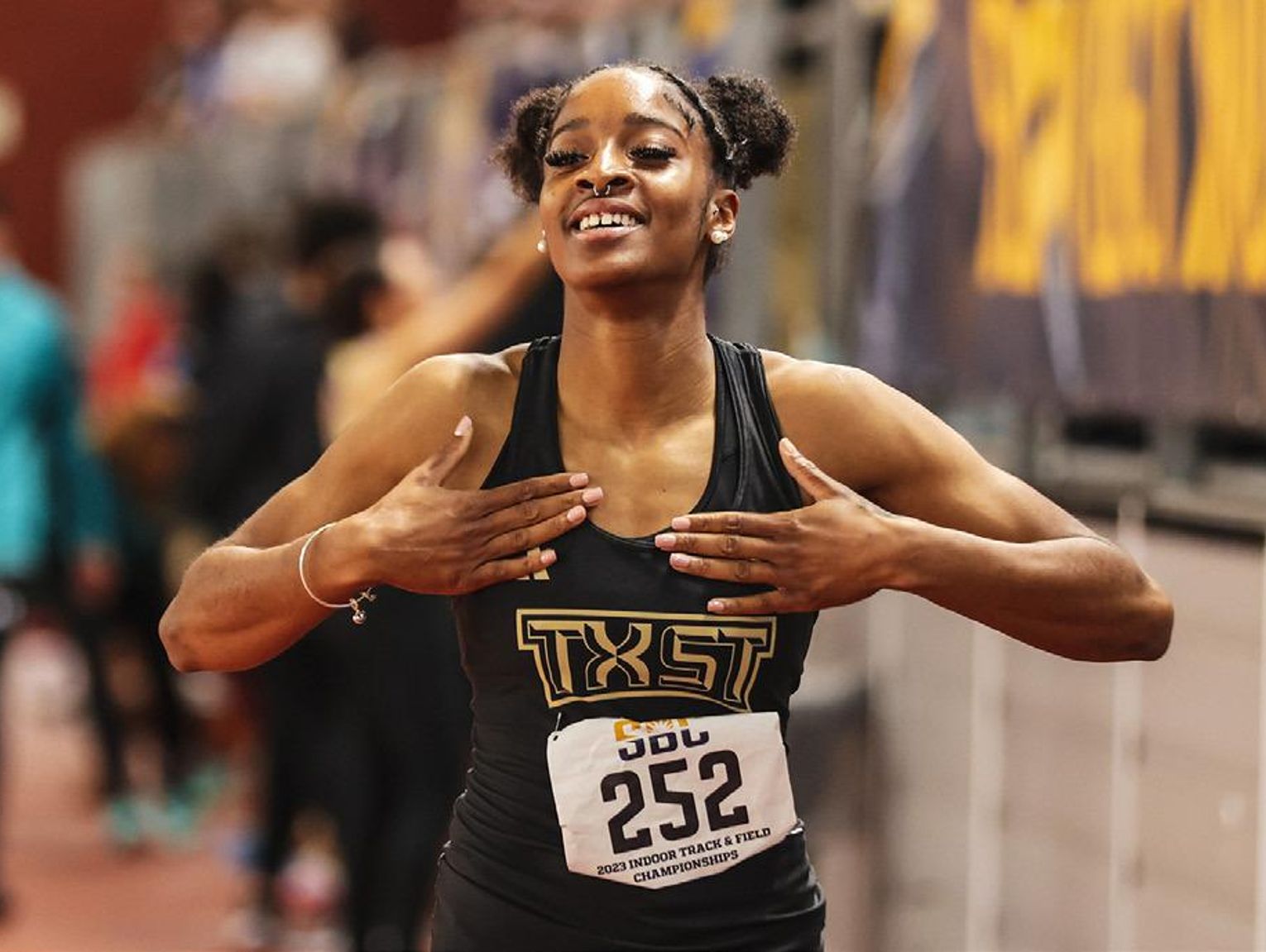 Multiple Texas State Athletes take home gold at the Sun Belt Indoor ...
