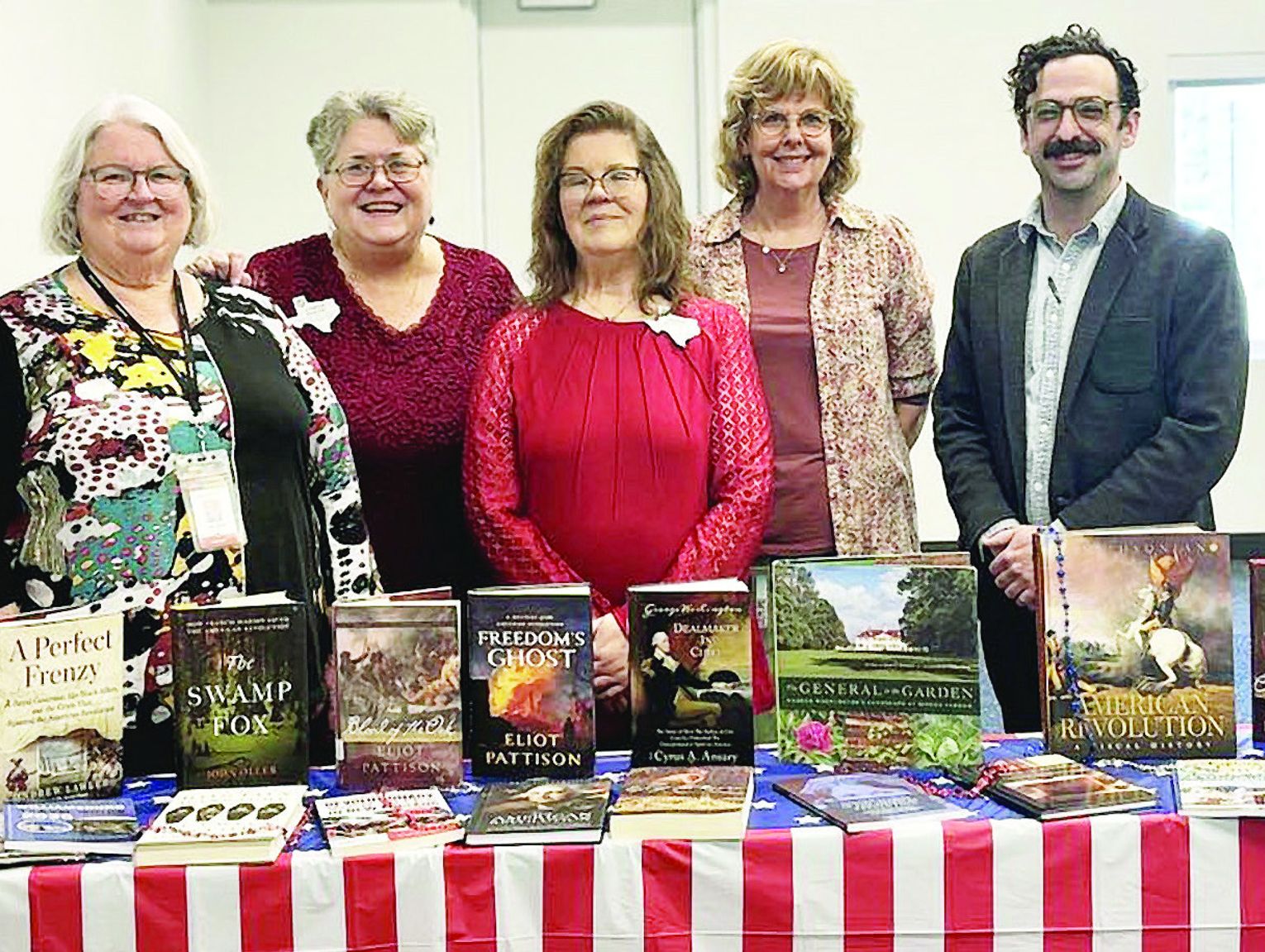 NSDAR Captain Thomas Moore Chapter donates books to library