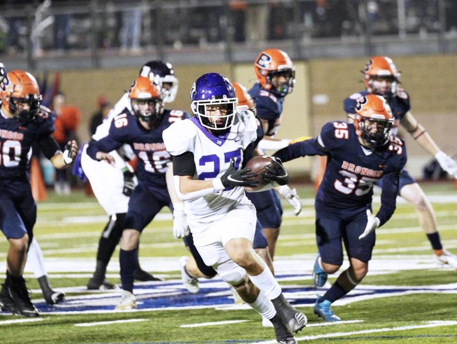 PLAYOFF BATTLE: San Marcos’ comeback falls short against Brandeis