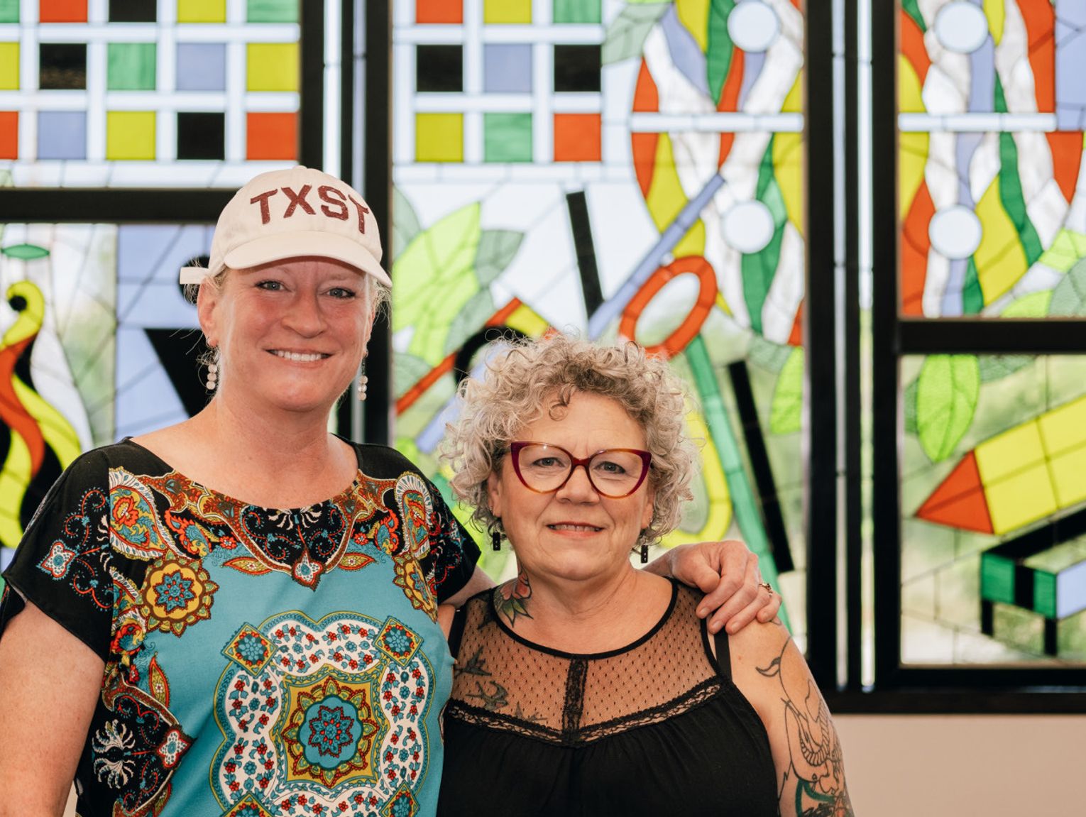 SM library to host reception for stained glass art on Sunday