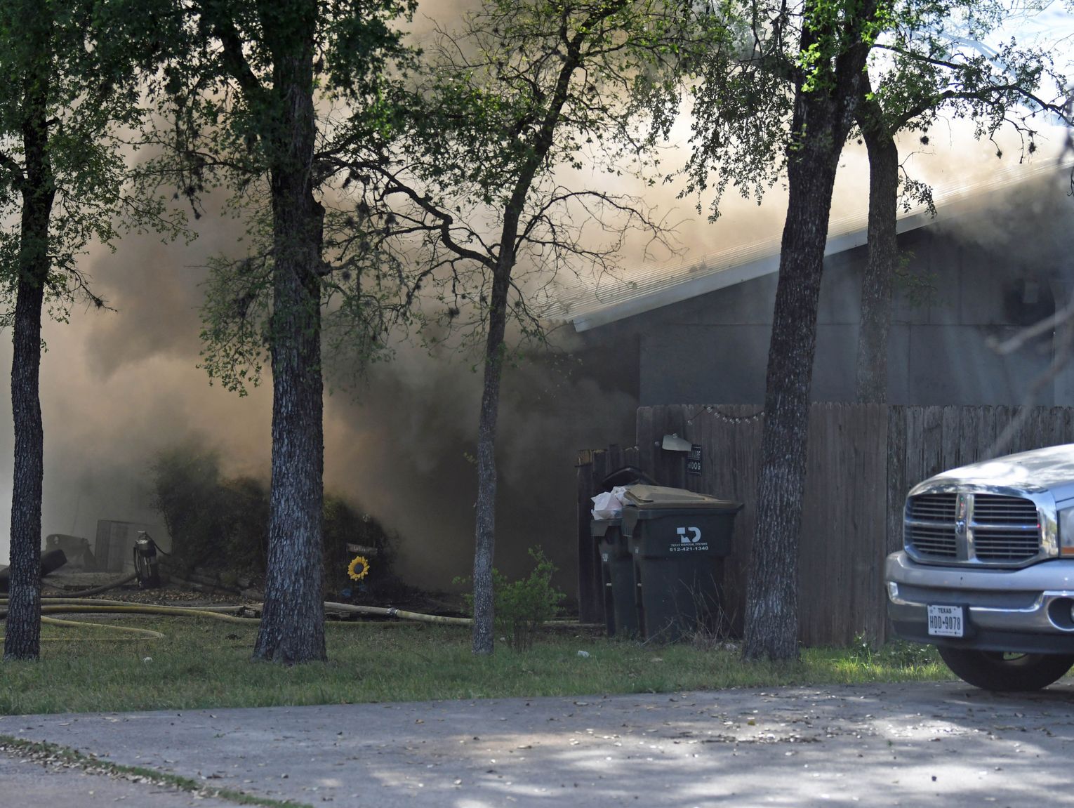Two separate structure fires in San Marcos Wednesday