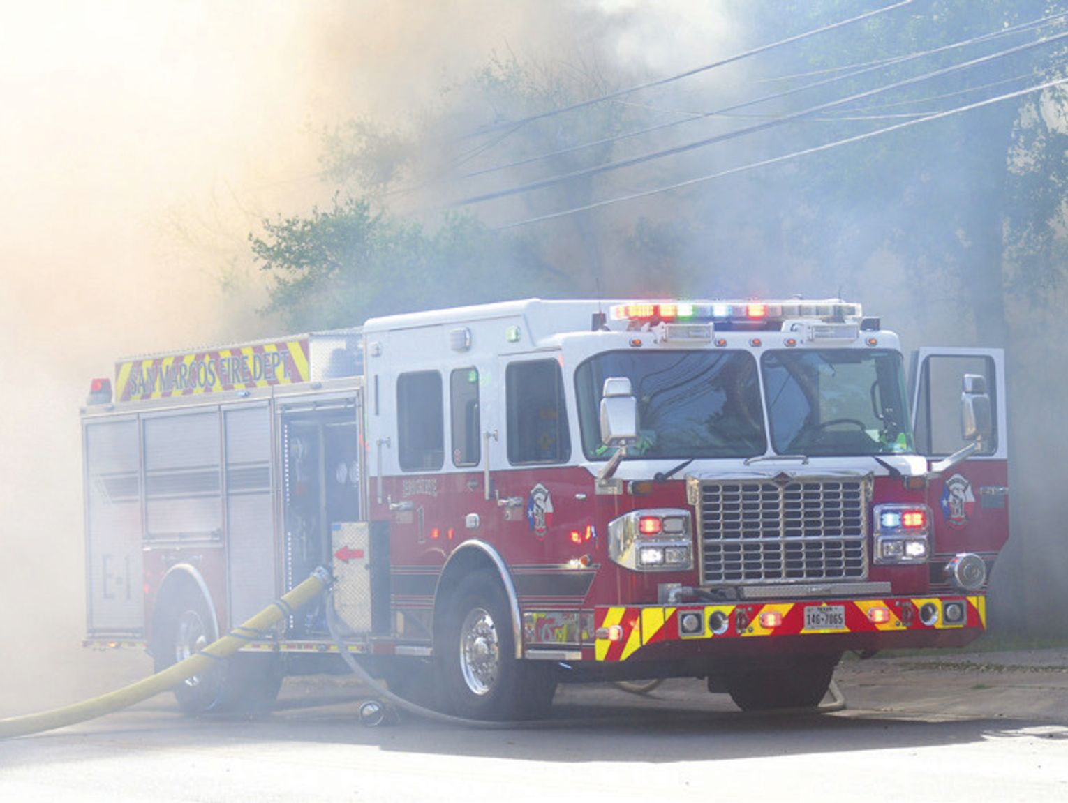 Two separate structure fires in San Marcos Wednesday