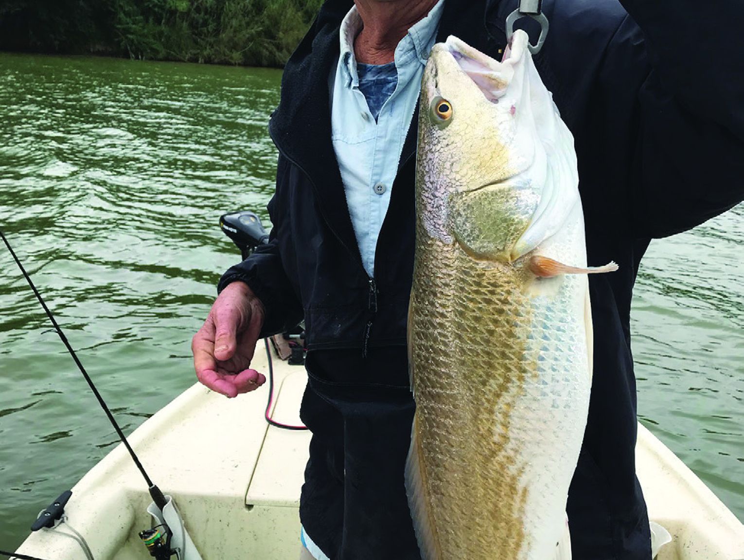 Winter fishing on the Arroyo Colorado River
